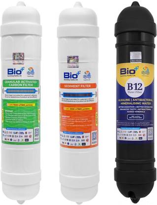 Bioplus Complete Water Filtration Combo: Sediment, Pre-Carbon, and B12 ...