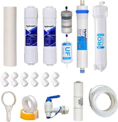 Hydrosoft Complete RO Service Kit with 100 GPD RO Membrane Solid Filter Cartridge Price in India ...