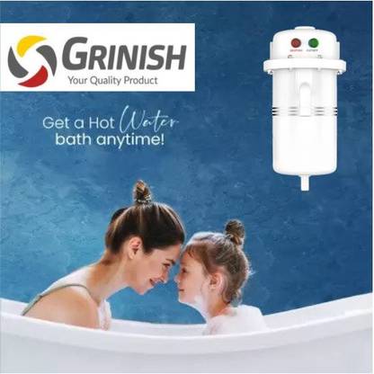 GRINISH 1 L Instant Water Geyser (1 L Instant Water Geyser,Instant Water Heater,Gijar Hot Water ...