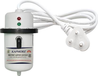 Kapmore 1 L Instant Water Geyser (Instant Hot Water Portable Geyser Is Compact||Light Weight ...