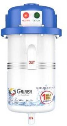 GRINISHA 1 L Instant Water Geyser (1L Instant Water Geyser,Portable Geyser,Electric Geyser,Tap ...