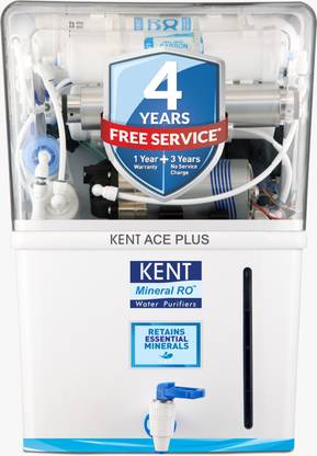 KENT ACE Plus 8 L RO + UV + UF + TDS Control + UV in Tank Water ...