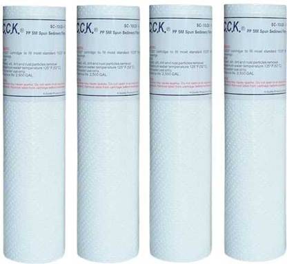 GE FILTRATION 10 Inch, 5 Micron Water Filter Candles, CCK PP Spun ...