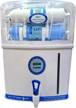 KENT ULTRA STORAGE 8 L UV + UF Water Purifier Suitable only for ...