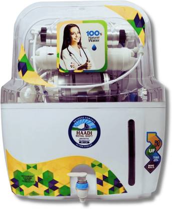 HAADI Royal shift Alkaline 16 L RO + UV + UF + Minerals + Alkaline ...