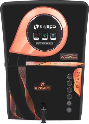 Kinsco Aqua Wave Copper 13 L RO + UV + UF + Copper + TDS Control Water ...