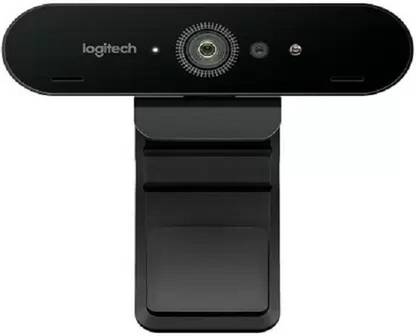 Logitech Brio 4K Pro Webcam (Black) 1440 HD Webcam with Night Vision ...