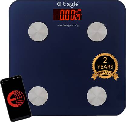 EAGLE EBS7007E Smart Digital Weight Machine for Body BMI,Bathroom Scale ...