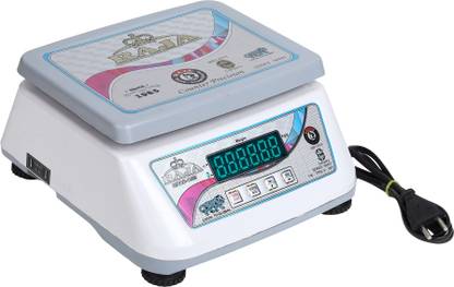 GVC Stainless Steel 30kg x 2g, Chargeable Front & Back Display for ...