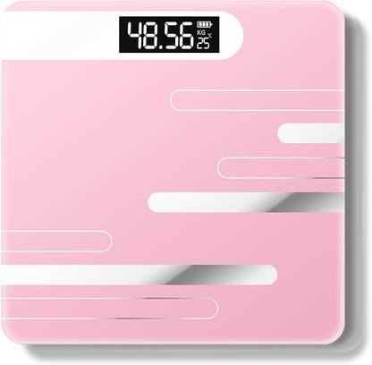 ACU-CHECK Heavy Duty 180kg Glass Human Body Fat Weight Scale Digital ...