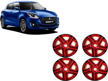 ALPINEZO CAR WHEEL CAP/WHEEL COVER ALTROZ DEGINE "RED_BLACK" 14 INCH ...