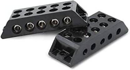 GLOBOMOTIVE Control Panel 30A 5 Way Bakelite Connector Strip Double Row Barrier Terminal ...