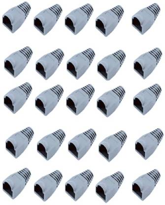 KDL RJ45 Connector Plug Boot Cap (25 Pcs.), CAT5 CAT5e CAT6 LAN Wire ...