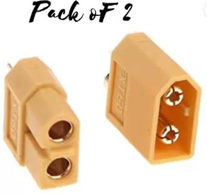 E-Rex XT60 CONNECTORS MALE AND FEMALE - 1pair XT 60 Wire Connector ...