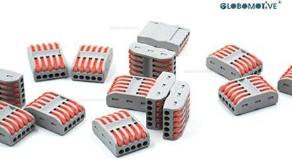 GLOBOMOTIVE GM-HI-PCT5W2-xxx1065 Terminal Block Connectors, Lever Wire ...