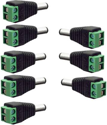 ATEKT DC Pin Connector 12V DC Power Connector 5.5mm x 2.1mm pack of 8 ...