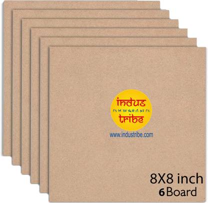 INDUS TRIBE MDF BOARD SHEET (set of 6) Pine Wood Veneer Price in India ...