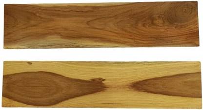 TEAKWOODKART Teakwood Planks (Saugwan Patti) with Teakwood brown hand ...