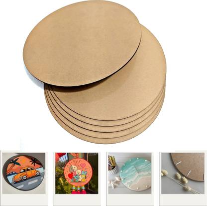 epoxy fusion 12 inch 3.5mm Round MDF boards for resin art, mandala art ...