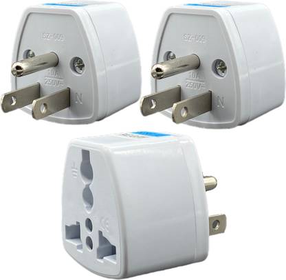 KAVANA USA Conversion Plug:India to US Converter Adaptor:Canada Adaptor ...