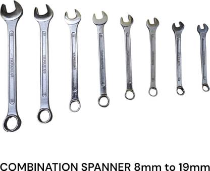 TAPARIA CSS8 Combination spanner set Double Sided Combination Wrench ...