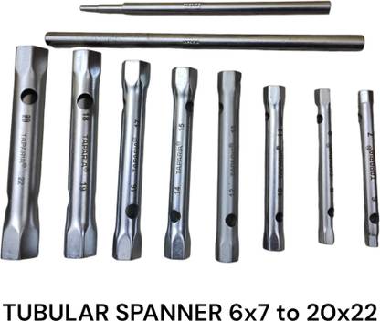 TAPARIA TS-08P Tubular spanner set TS08P Double Sided Box End Wrench ...
