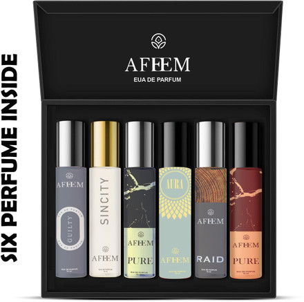 Afeem Luxury Perfume For Trial Pack of 6 x 10ml Pocket Perfumes for Men ...