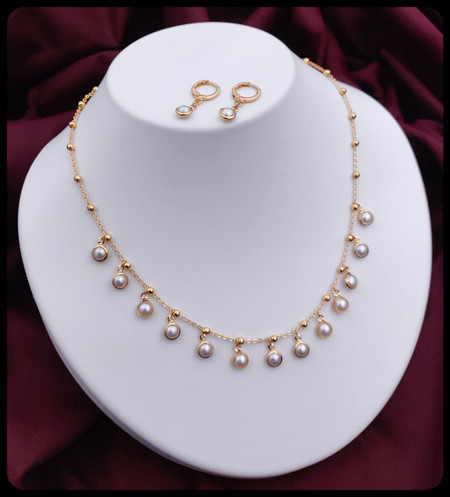 Simple Gold Necklace Simple Necklace Designs in Gold Online at Best Prices in India Flipkart