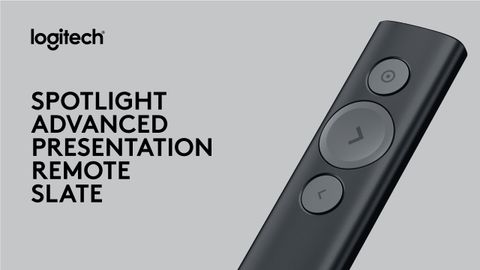 Logitech Spotlight 2.4 GHz and Bluetooth, USB-Receiver, Laser Pointer ...