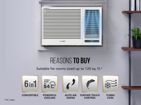 Flipkart.com | Buy Lloyd 2026 Model 1.5 Ton 5 Star Window Inverter AC ...