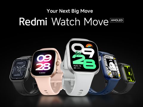 REDMI Watch Move 1.85 Premium AmoLED,14 Day Battery,Best Accuracy,Dual ...