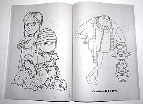 despicable me girls coloring pages