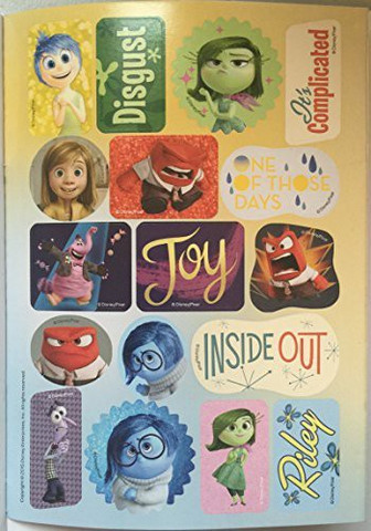 inside out characters coloring book