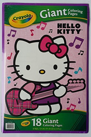 giant hello kitty coloring book