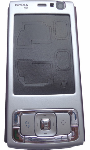 nokia n95 silver