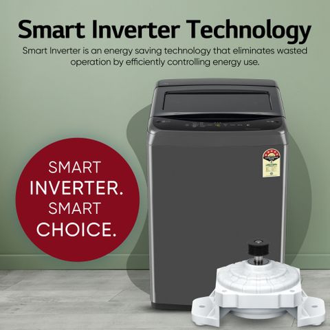 LG 7.5 kg 5 Star, Smart Inverter Technology, TurboDrum, Smart Diagnosis ...
