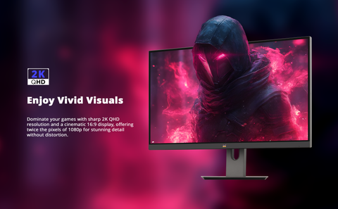 ViewSonic 68.58 cm (27 inch) Quad HD IPS Panel with HDR10, 137 sRGB ...