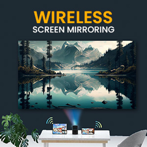 Portronics Pico 12 Smart Projector with Android 11, 4K Ultra HD Support ...
