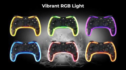 ZEBRONICS Max Link Wireless Dual Motors Rechargeable USB Gamepad ...