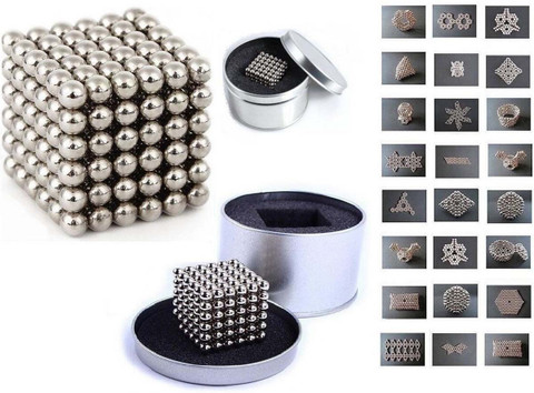 magnet balls silver