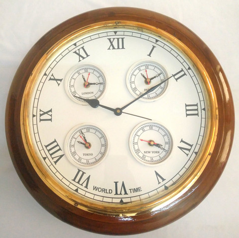 world clock analogue