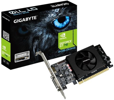 GIGABYTE GT 710 GDDR5 2 GB NVIDIA Chipset 64 bit 954 MHz Graphics Card ...
