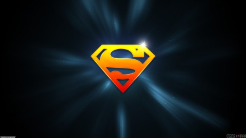superman logo poster