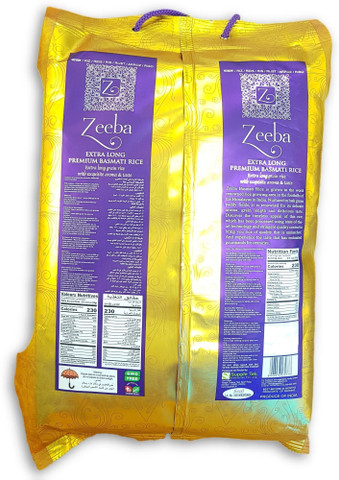 Zeeba Basmati Rice- 5 KG Basmati Rice (Long Grain) Price in India - Buy ...