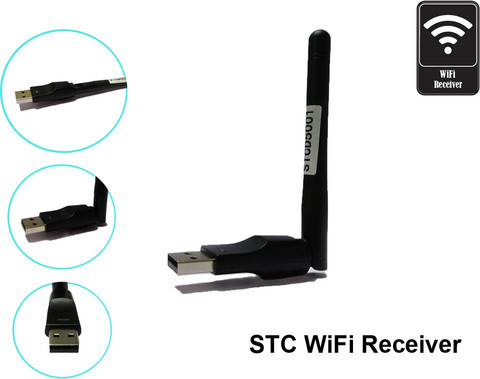 STC DTH WiFi Receiver Free To Air HD Set Top Box H-500 With Dual USB ...