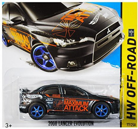 lancer evolution 2008 hot wheels