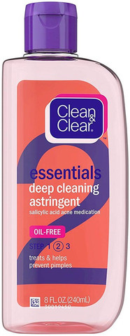 clean and clear acne toner