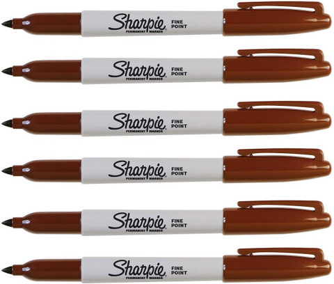 brown marker permanent