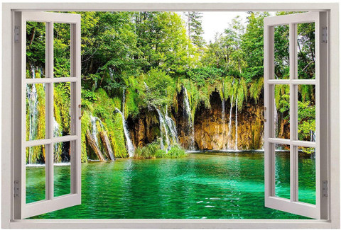 wallpaper window wall design