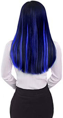 electric blue highlight